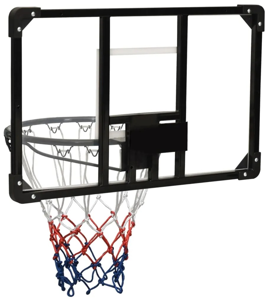 Basketbalový koš s průhlednou deskou 71x45x2,5 cm polykarbonát - Default Title