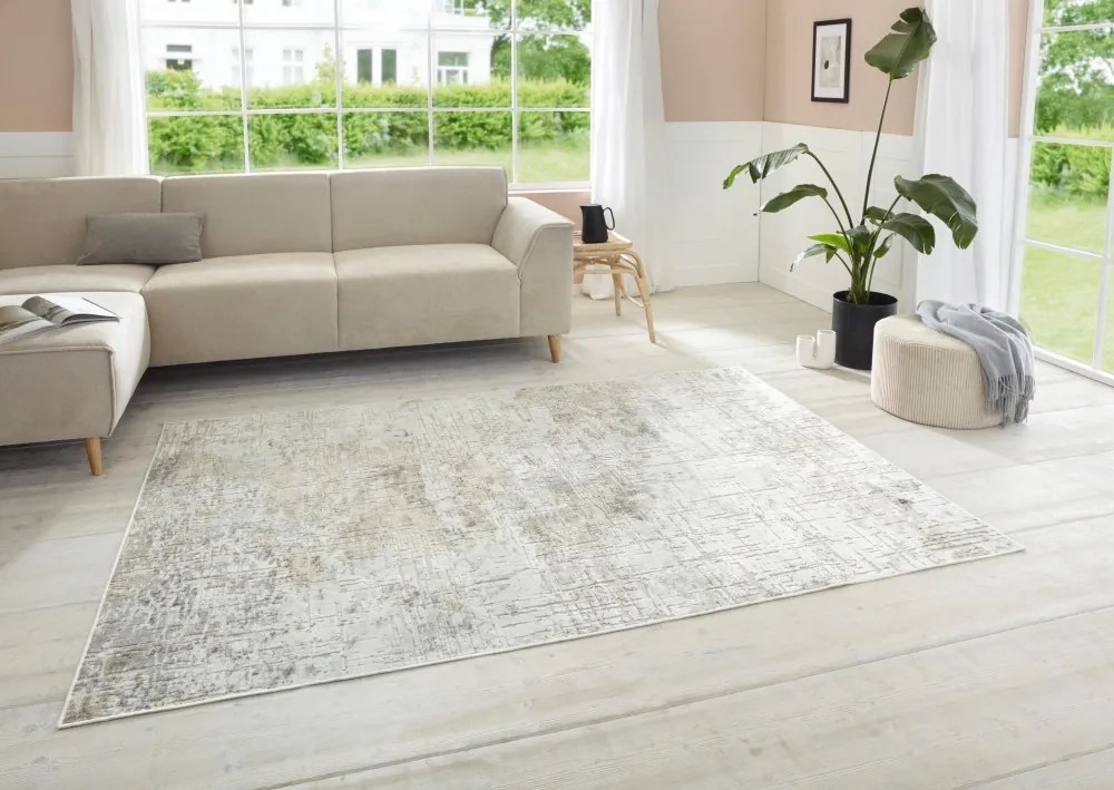 ELLE Decoration, Kusový koberec Maywand 105059 Beige, Copper z kolekce Elle, 200x290, béžová, ložnice