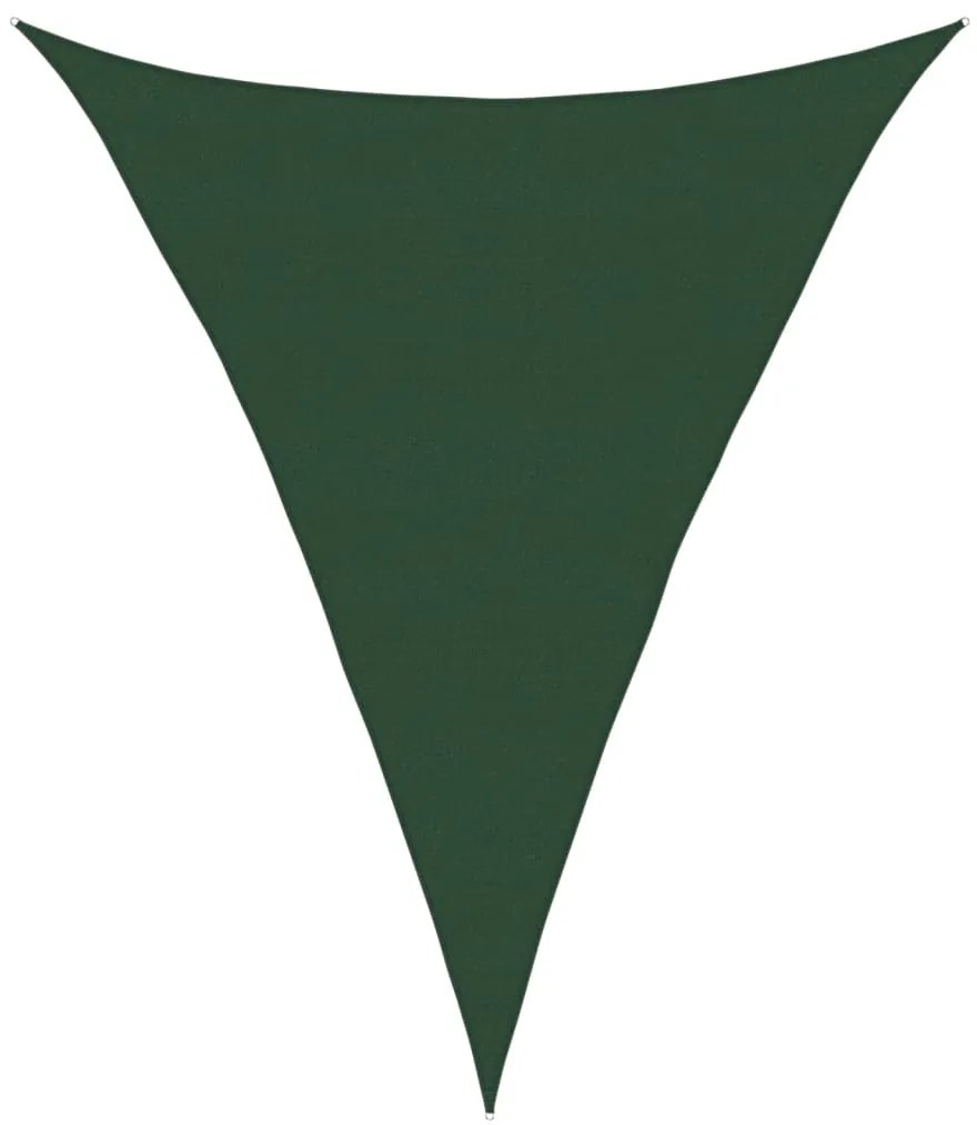 Stínící plachta 160 g/m² tmavě zelená 5 x 6 x 6 m HDPE 311483