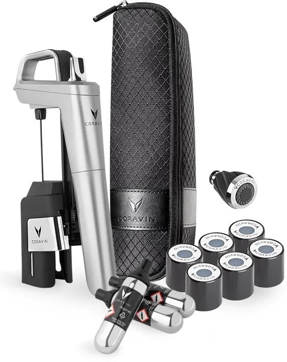 Otvírák coravin® timeless six+ wine preservation system - silver