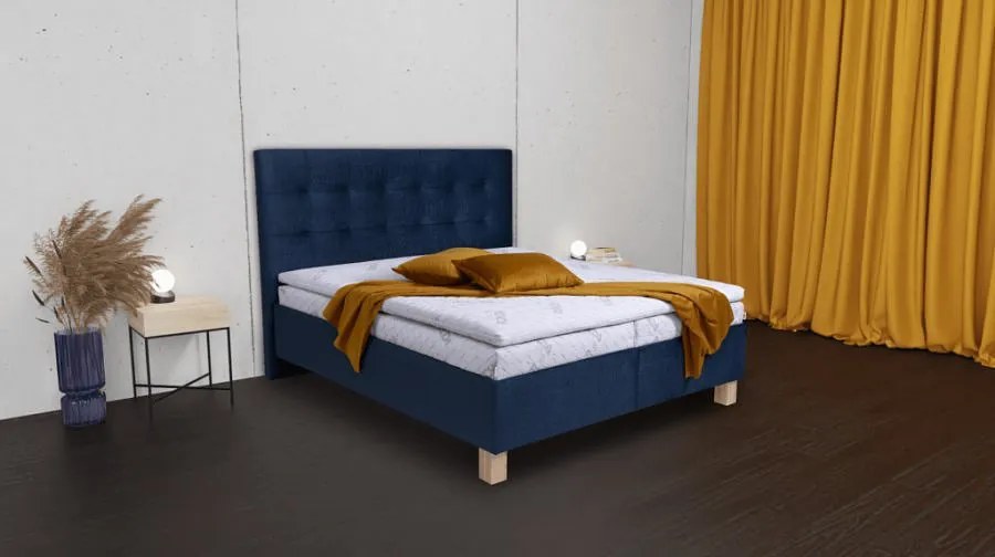 Pohoda Čalouněná postel CELINE s úložným prostorem a volně loženou matrací | Látka: Katie 8,Šířka matrace: 160 cm