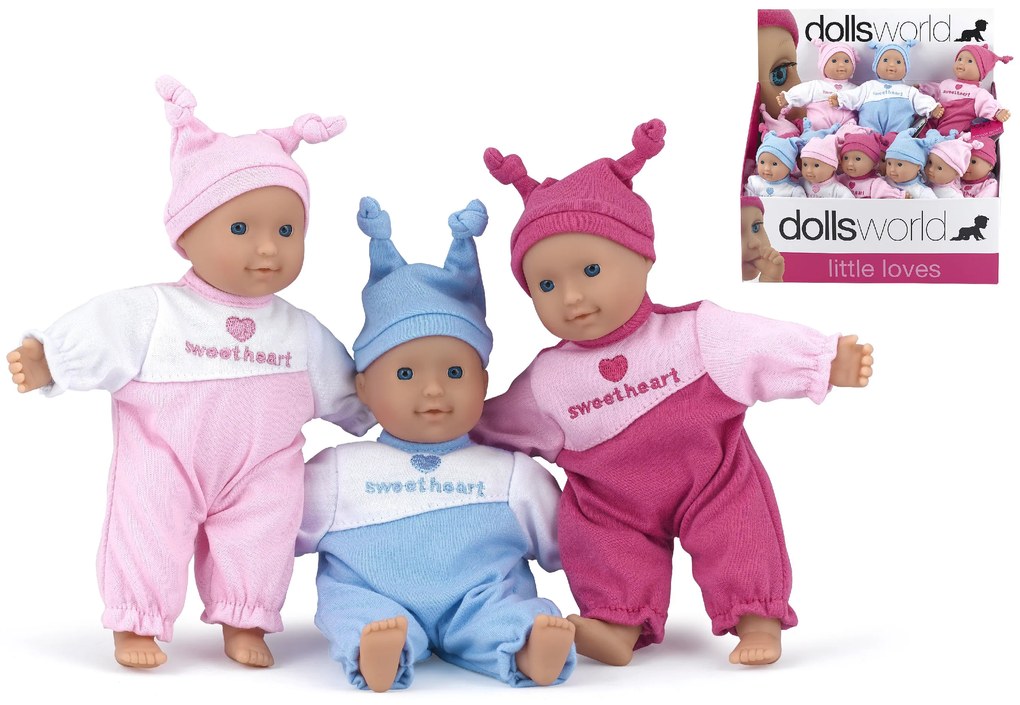 Dolls World - Panenka 21 cm - 3 druhy