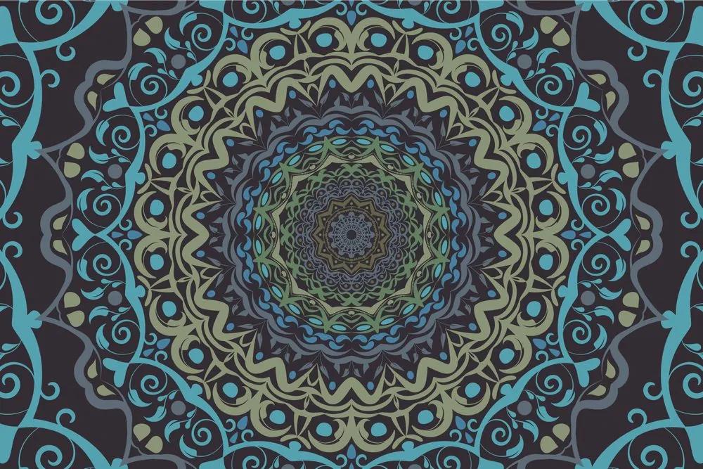 Tapeta abstraktní Mandala ve vintage stylu