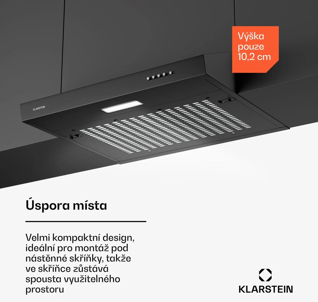 Klarstein SlimVent 60 Black Digestoř