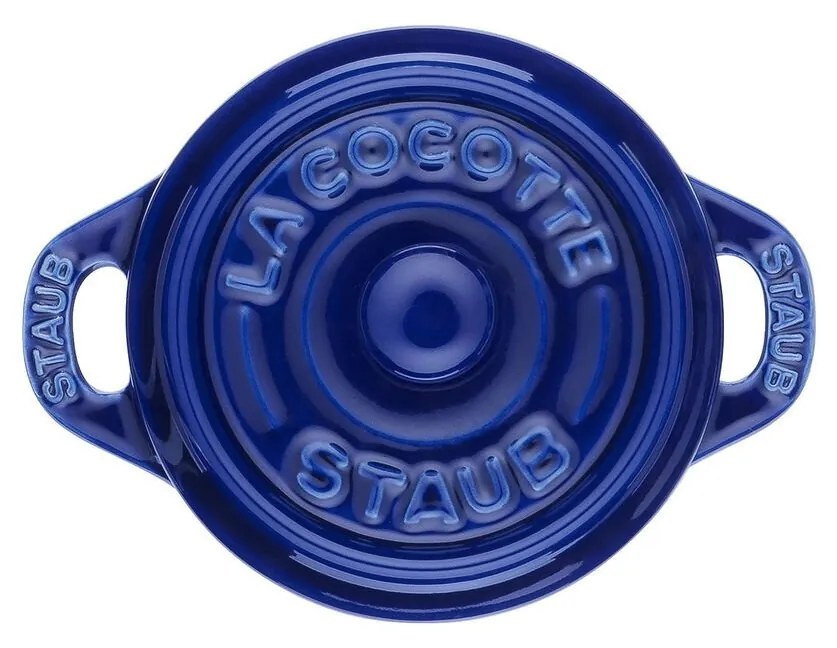 Staub Cocotte Mini hrnec kulatý 0,2 l keramika modrá, 40510-786
