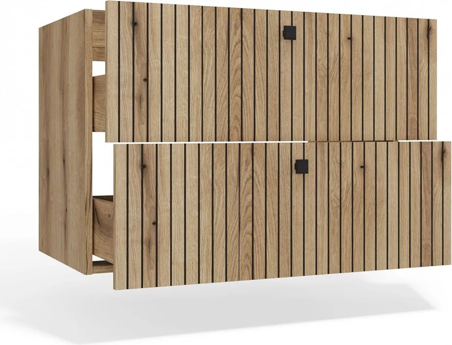 Skříňka pod umyvadlo TIGO 80 2S dub evoke