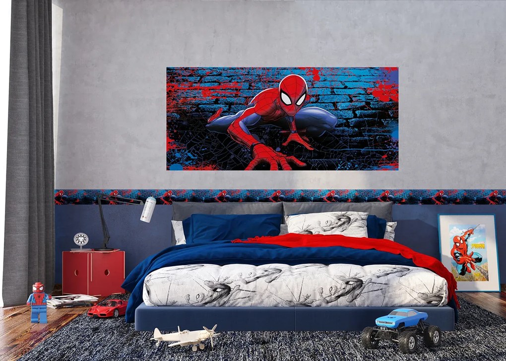 Dětská vliesová fototapeta na zed' Marvel Spider-Man, Disney | 202 x 90 cm | DFTDNH 5399