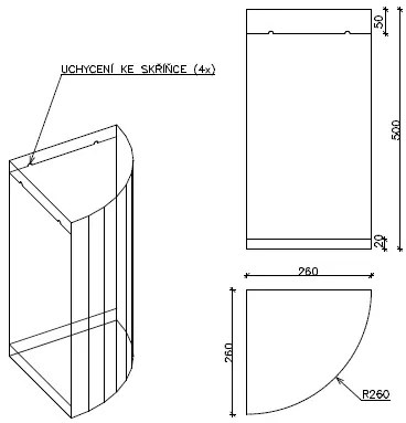 DŘEVOJAS koš na prádlo - vyjímatelný, 00212