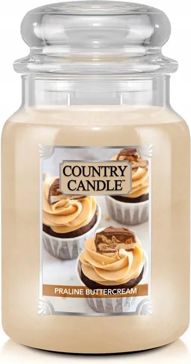 Praline Buttercream Country Candle – velká vonná svíčka se dvěma knoty