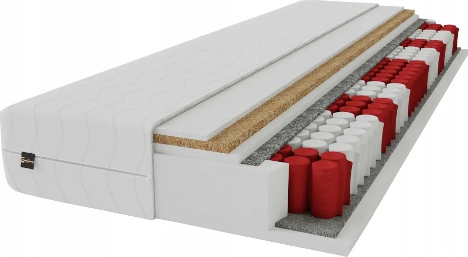 Matrace tvrdý taštičkový Kokos potah 90x200 Alaska 24 cm