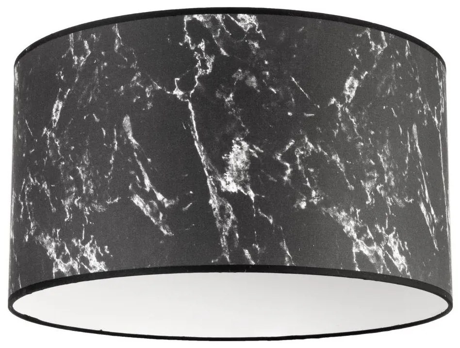 Duolla Duolla - Stropní svítidlo MARBLE 1xE27/40W/230V černá/bílá DU80436