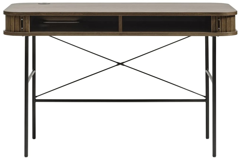 Designový psací stůl Vasiliy 120 cm kouřový dub