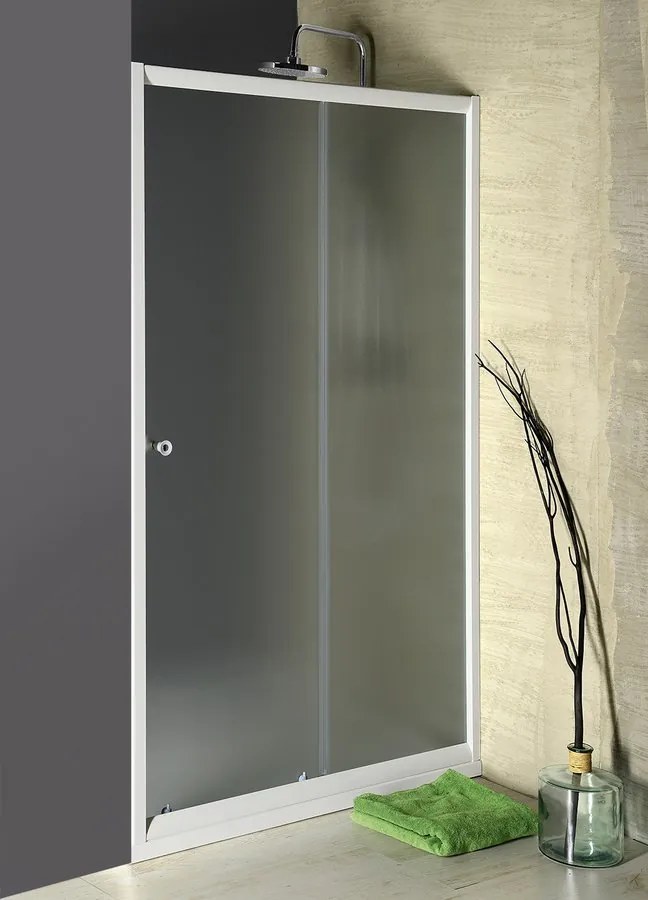 Aqualine, AMADEO posuvné sprchové dveře 1100 mm, sklo BRICK, BTS110