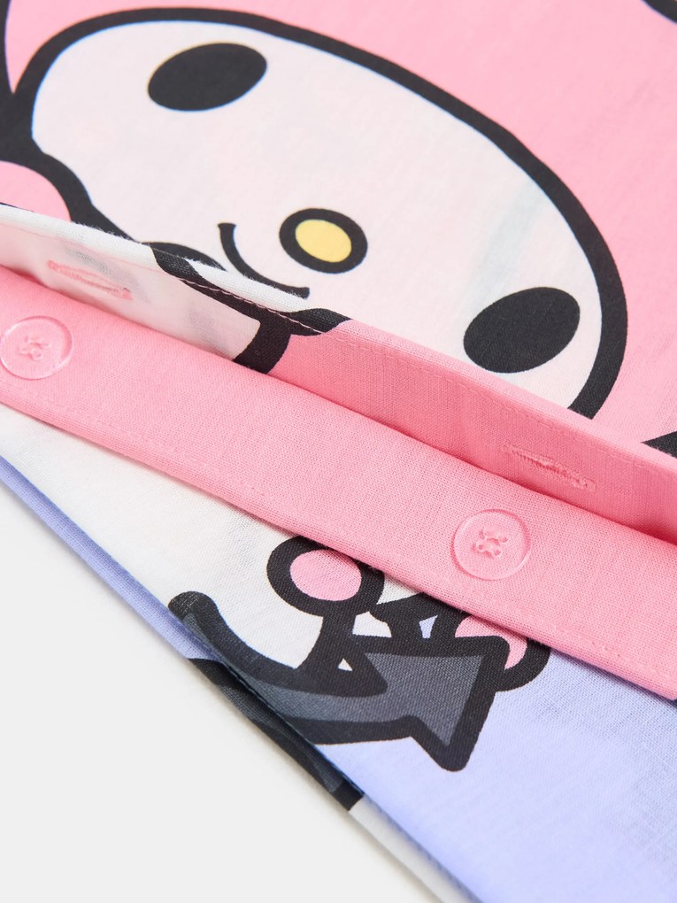 Sinsay - Bavlněné povlaky na polštář Hello Kitty and Friends 2 pack - vícebarevná