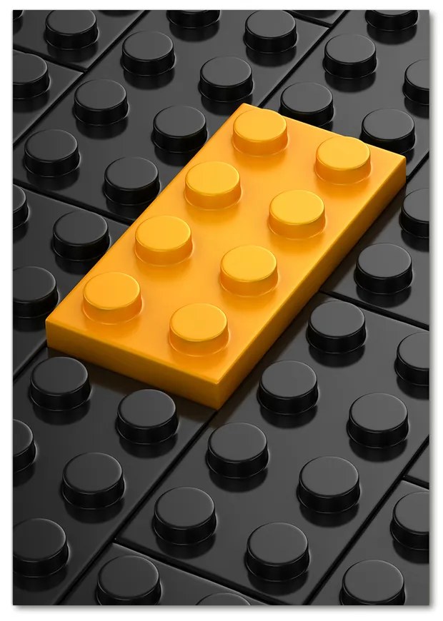 Wallmuralia Foto obraz sklo tvrzené Lego 70x100 cm