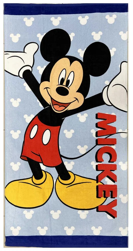Setino Plážová osuška Minnie a Mickey 70 x 140 cm světle barva a vzor: Červená