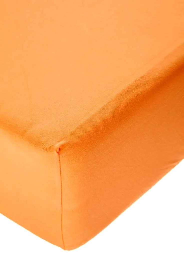 Jersey prostěradlo s elastanem Pomerančové Rozměr: 70x140 cm