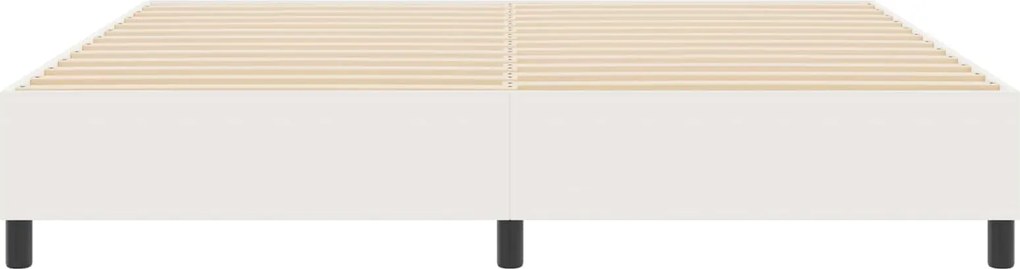 Rám platformy Krémová 200 x 200 cm Žebrovaná látka 3337429