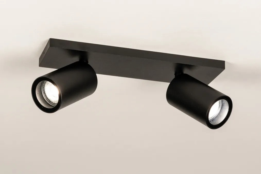 Stropní bodové svítidlo do koupelny Master Spot Black II IP44