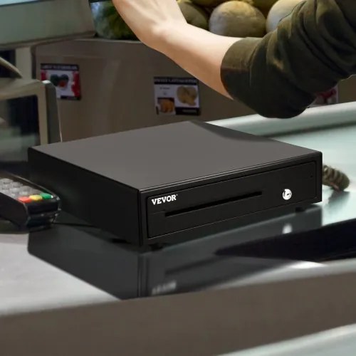 Pokladní zásuvka, 40,6 cm 12 V, pro POS systém se zásobníkem na 5 bank 8 mincí