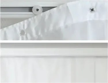 Spirella PRIMO sprchový závěs 240 x 200 cm bílý / polyester