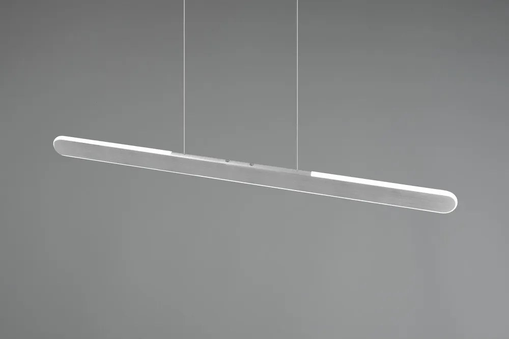 Světle šedé LED závěsné svítidlo Helios – Trio
