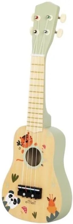 elineli elineli dětská kytarab (ukulele) se zvířátky