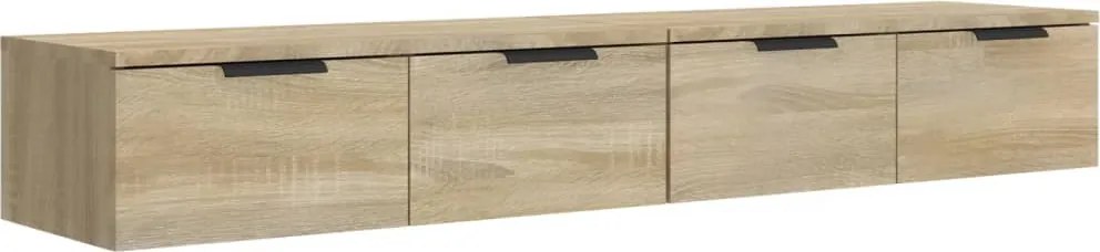 Nástěnné skříňky 2 ks dub sonoma 68x30x20 cm kompozitní dřevo 3115894