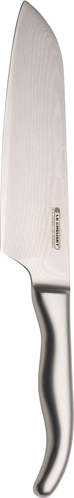 Nůž Santoku Le Creuset s nerezovým držadlem 18 cm