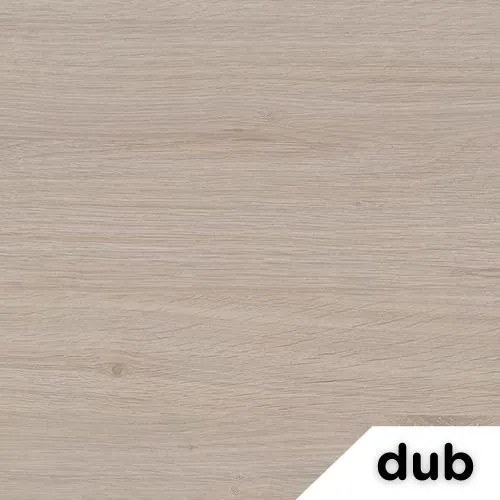 Výškově nastavitelný stůl OfficeTech B, 120 x 80 cm - černá podnož Barva: Dub