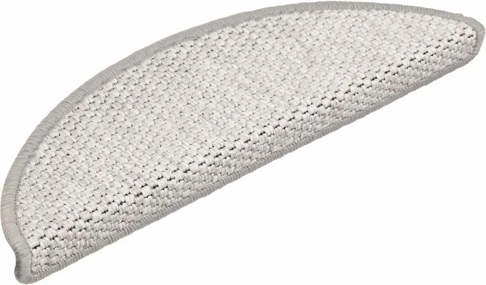 Samolepící nášlapy na schody vzhled sisal 30ks 56x17x3cm béžové 3365858