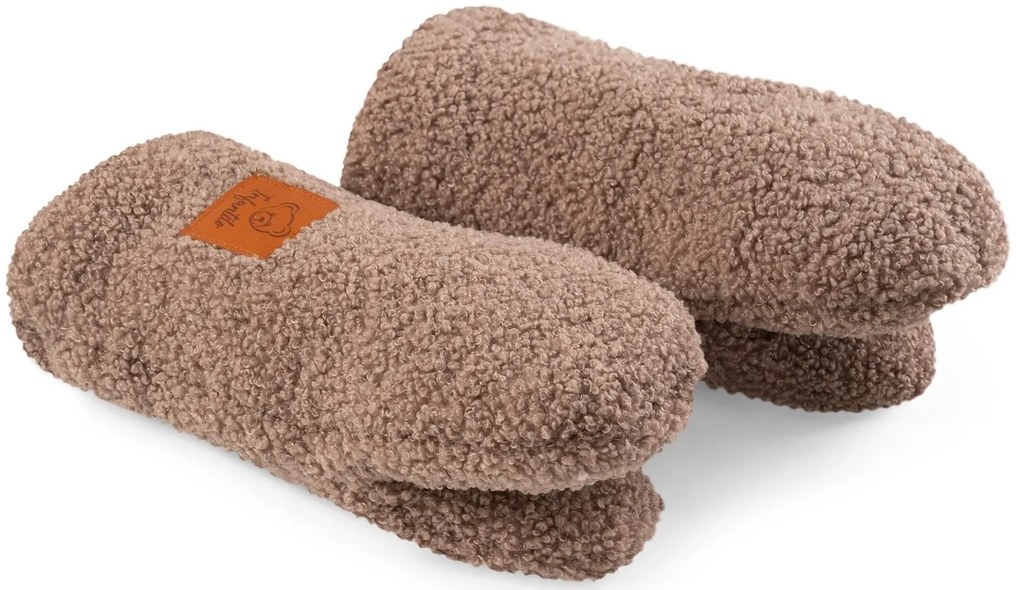 Inf Rukavice na kočárek Lamb – hnědá