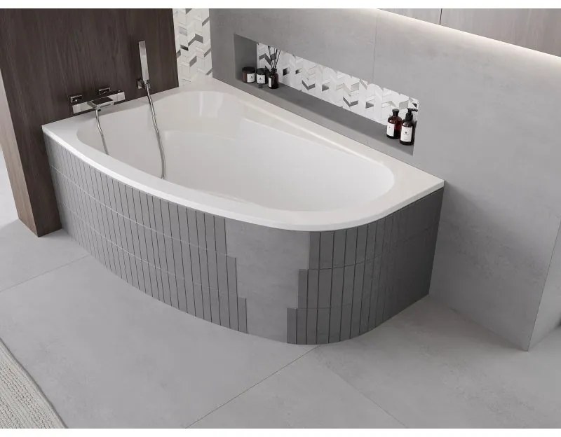 Mexen X-ST, polystyrenový plášť na rohovou vanu 240 cm, bílá, 55022-00