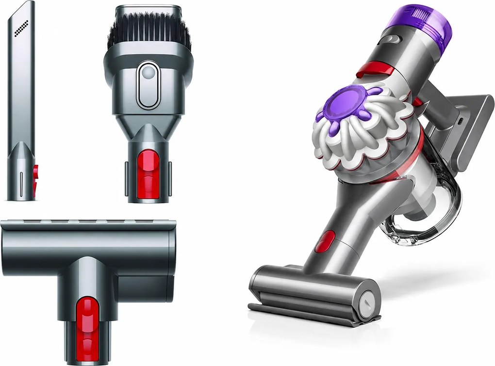 Dyson AKU ruční vysavač s rotačním kartáčem Car+Boat 586120 stříbrný