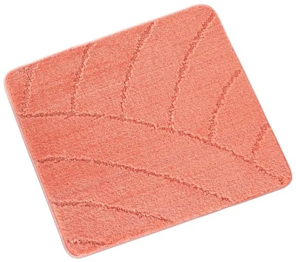 Bellatex koupelnová předložka BANY 60x50 cm  bez výkroje Oblouk lososová