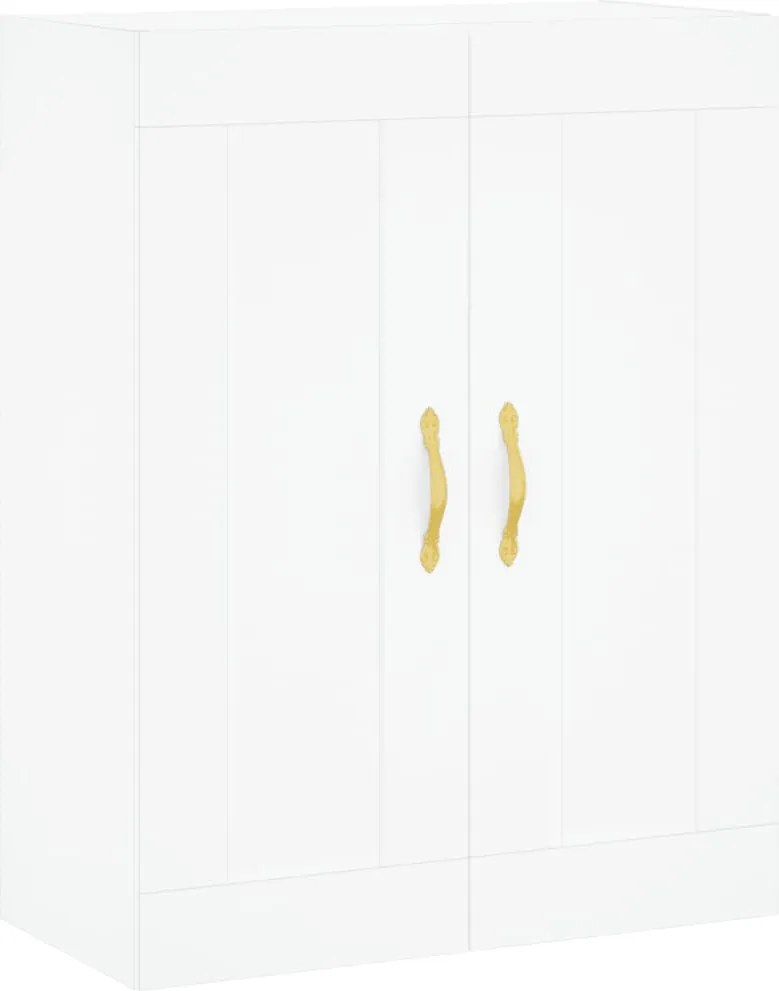 Skříň highboard bílá 69,5 x 34 x 180 cm kompozitní dřevo 3199665