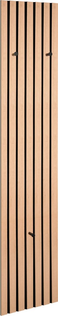 XXXLutz ŠATNÍ PANEL, černá, dub artisan, 25/160/7 cm Xora - Šatní panely - 001234013003