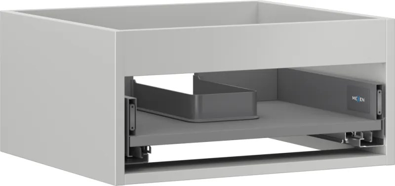Mexen Box-A, závěsná skříňka 50 cm, 1 zásuvka, šedá matná, 91AX0-0500-235-1-62