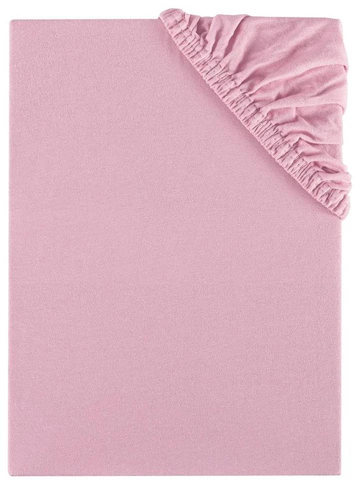 Plachta ložní světle růžová Superstretch EMI: Prostěradlo 90(100)x200