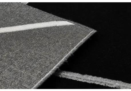Dywany Luszczow Kusový koberec EMERALD EXCLUSIVE 7543 geometrický černý / stříbrný Rozměr koberce: 120 x 170 cm