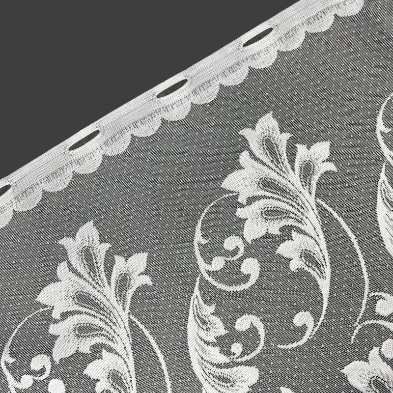 Vitrážová žakárová záclona 7012, výška 60 cm, metráž
