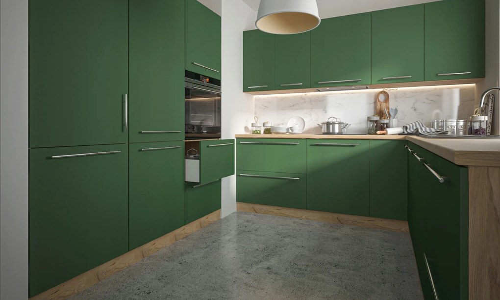 EXTOM Skříňka pro vestavbu SILVER D14 RU/2M 356 Korpus:: GREY, Dvířka:: dub artisan