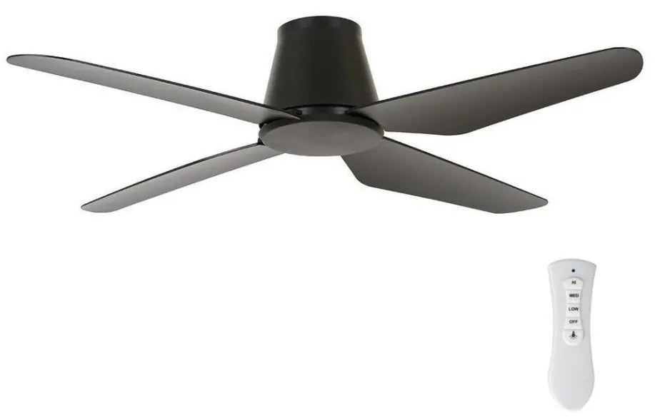 Lucci Air 213000 - Stropní ventilátor AIRFUSION ARIA černá + dálkové ovládání 213000