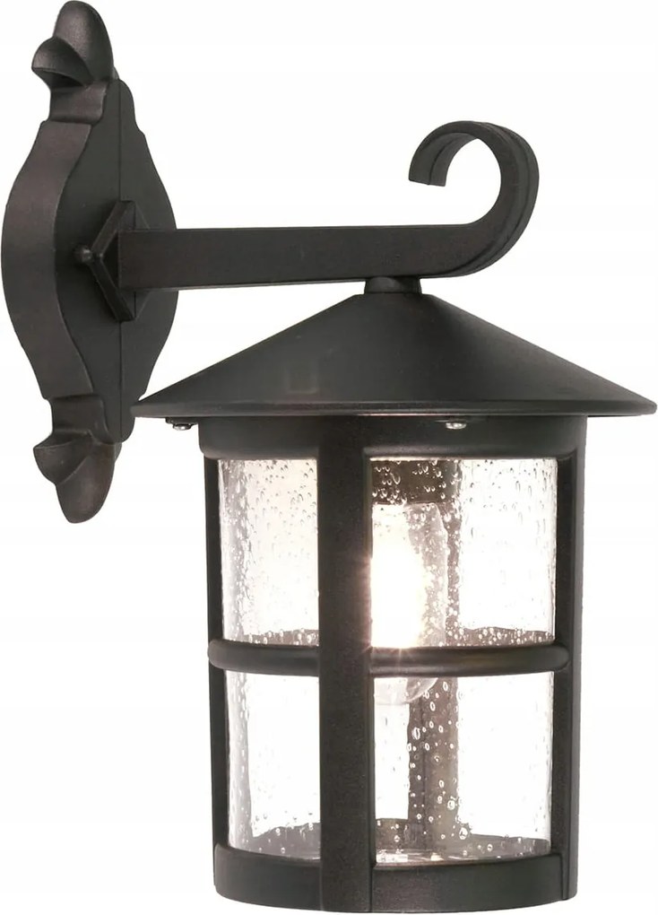 Fasádní svítidlo Hereford BL21-G-BLACK Elstead lampion na balkon, černá