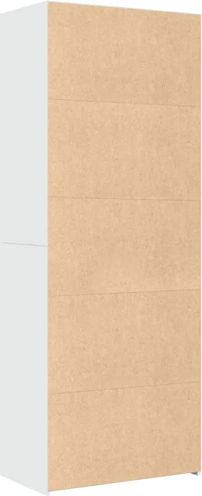 Skříň highboard bílá 70 x 41 x 185 cm kompozitní dřevo 3281687