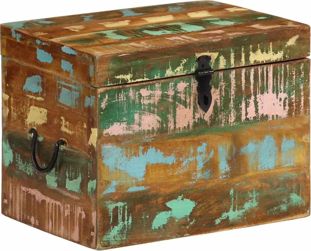 Úložný box recyklované masivní dřevo 241644