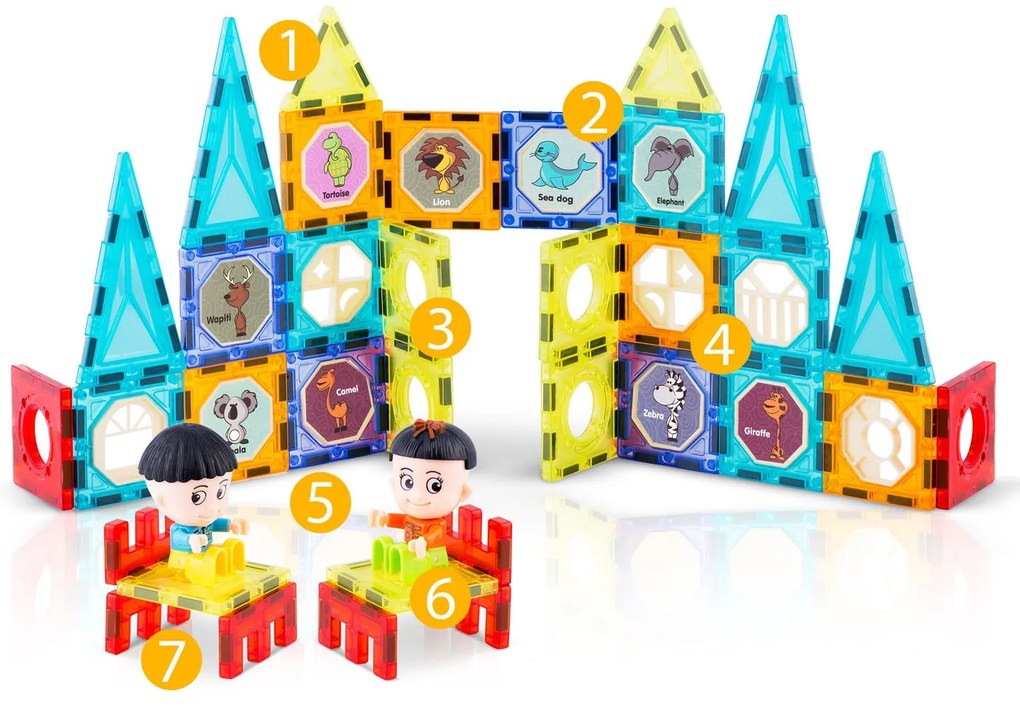 RK-768 Magnetické kostky Ricokids Tower