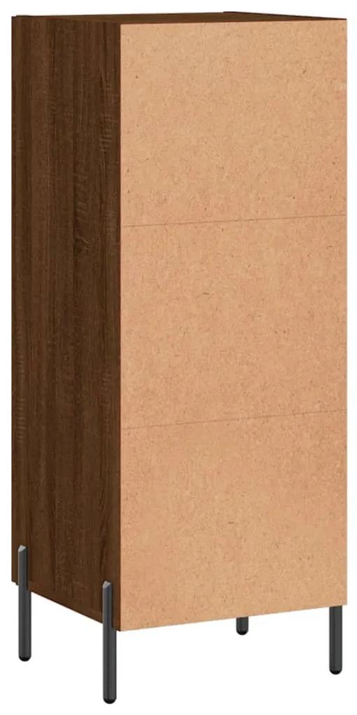 Příborník Hnědý dub 34,5 x 34 x 90 cm kompozitní dřevo - Default Title