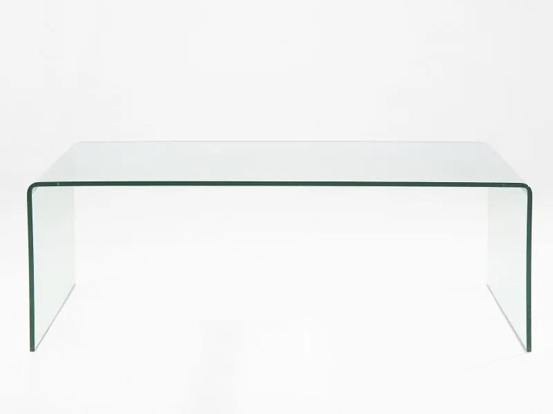 Design by scandinavia Konferenční stolek skleněný Tender, 130 cm, čirá 275  | BIANO