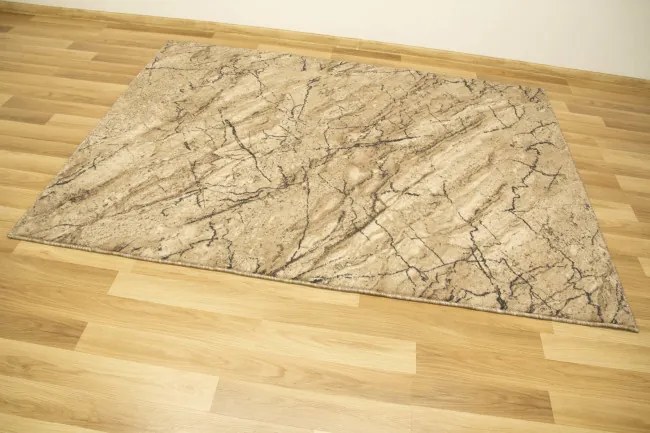 Metrážový koberec Aqua Marble 04 mramor, béžový / šedý